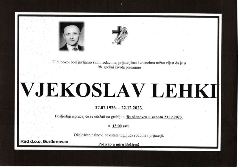 Vjekoslav Lehki - Radio Našice 88,7 FM