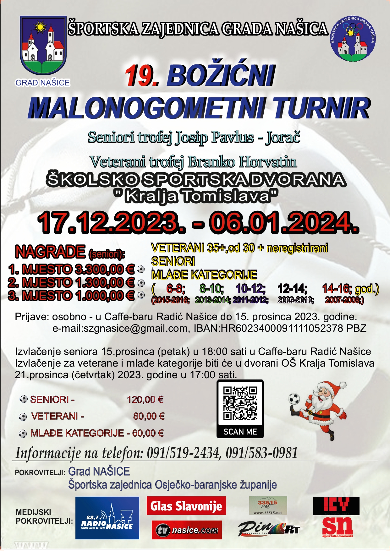 U nedjelju počinje Božićni malonogometni turnir - Radio Našice 88,7 FM